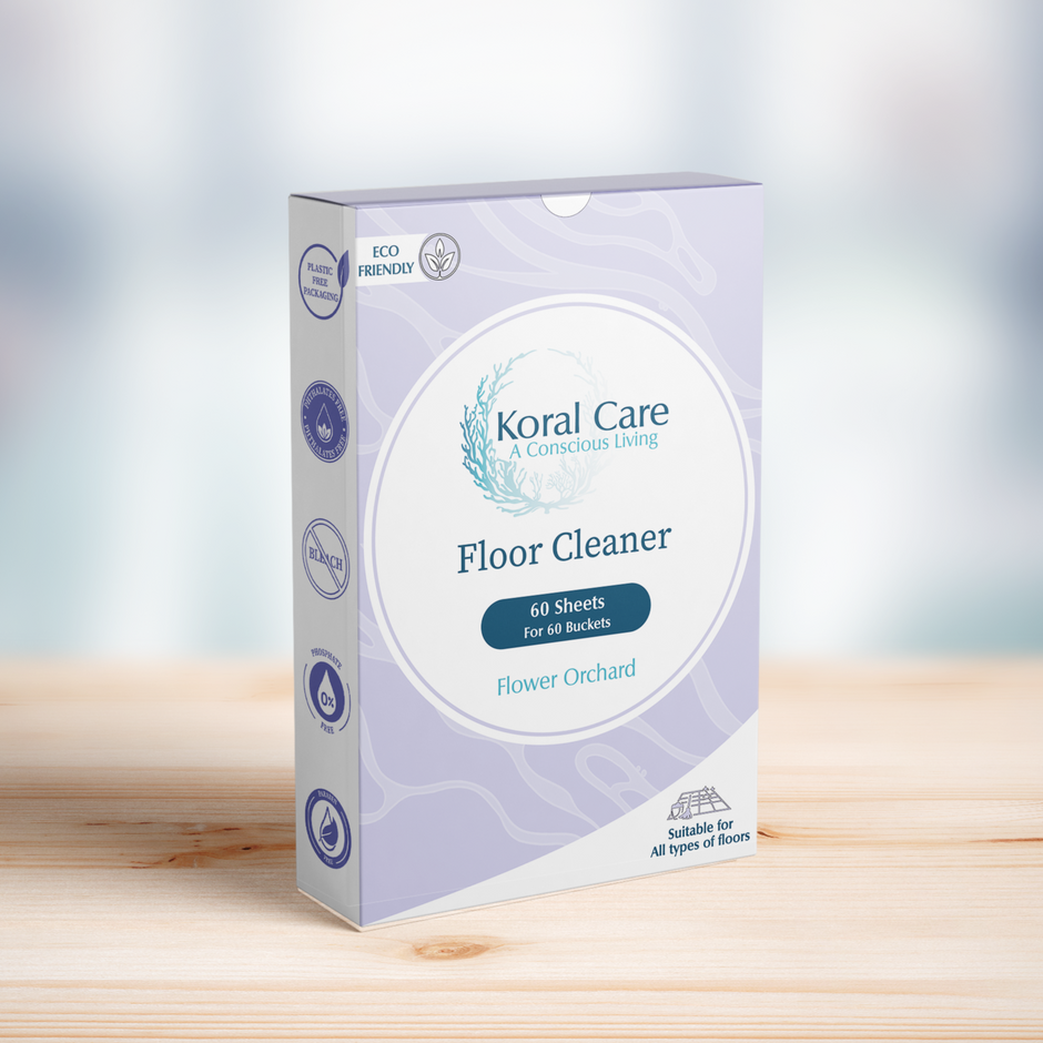 Koral Care- Laundry Detergent and Floor Cleaner Sheets